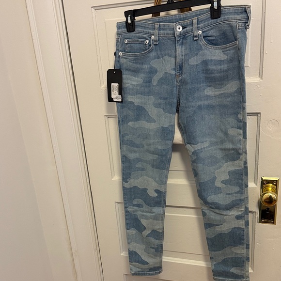 rag & bone | Jeans | Rag Bone Light Blue Camouflage Skinny Jeans | Poshmark